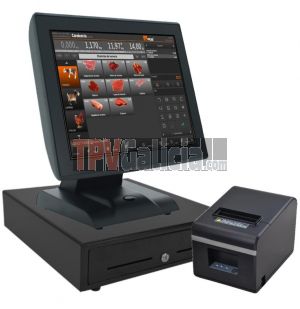 Pack TPV Táctil ALTAIRPOS Neo para SUPERMERCADOS con programa ETPos-PR - TPV Galicia
